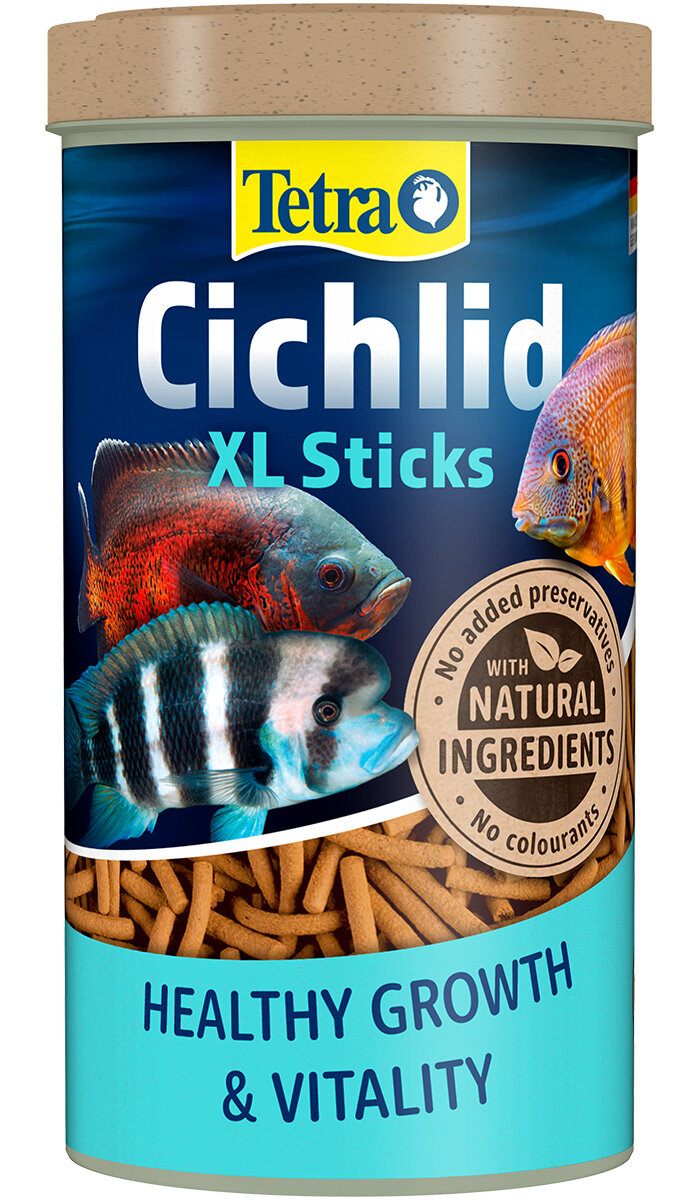 TETRA CICHLID XL STICKS корм палочки для крупных цихлид (500 мл)