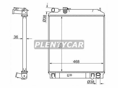 Радиатор isuzu elf npr/nkr85 05-10 4jj1 Sat IS0004-1 Isuzu: 8-98259-933-0 5-86750-208-0 8-97387-468-1