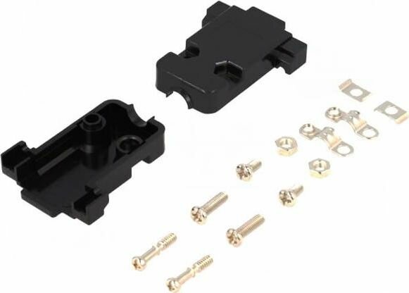 Корпус для разъемов CONNFLY DS1045-09BP1S1 для разъемов D-Sub HD 15pin, D-sub 9pin прямой 1шт