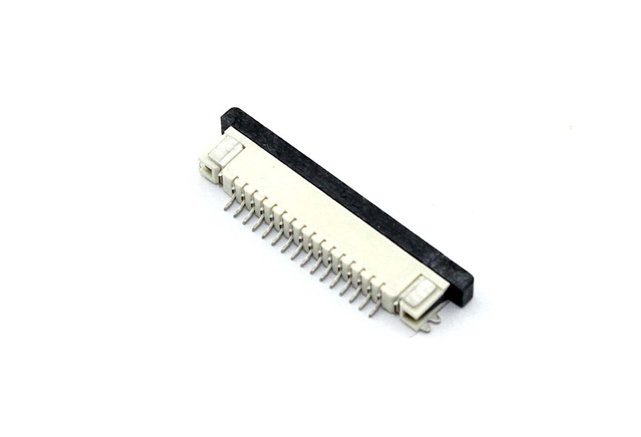 Разъем FPC Half Coverage Bottom Contact 0.8K-BX-16PWB 16 pin высота 2мм шаг 0,8мм
