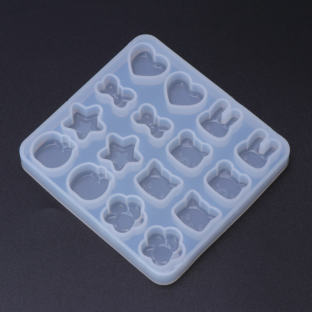 Многофункциональное Сердце Звезда Яблоки Кулон Плесень DIY Изготовление Ювелирных Изделий Украшения Силиконовая Форма Эпоксидная Смола Ремесла