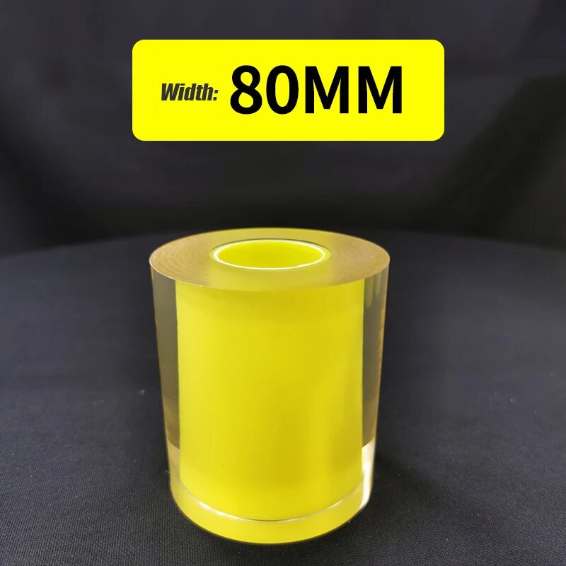 Антистатическая защитная пленка ПВХ для часов и ювелирных изделий Желтый, 80mm