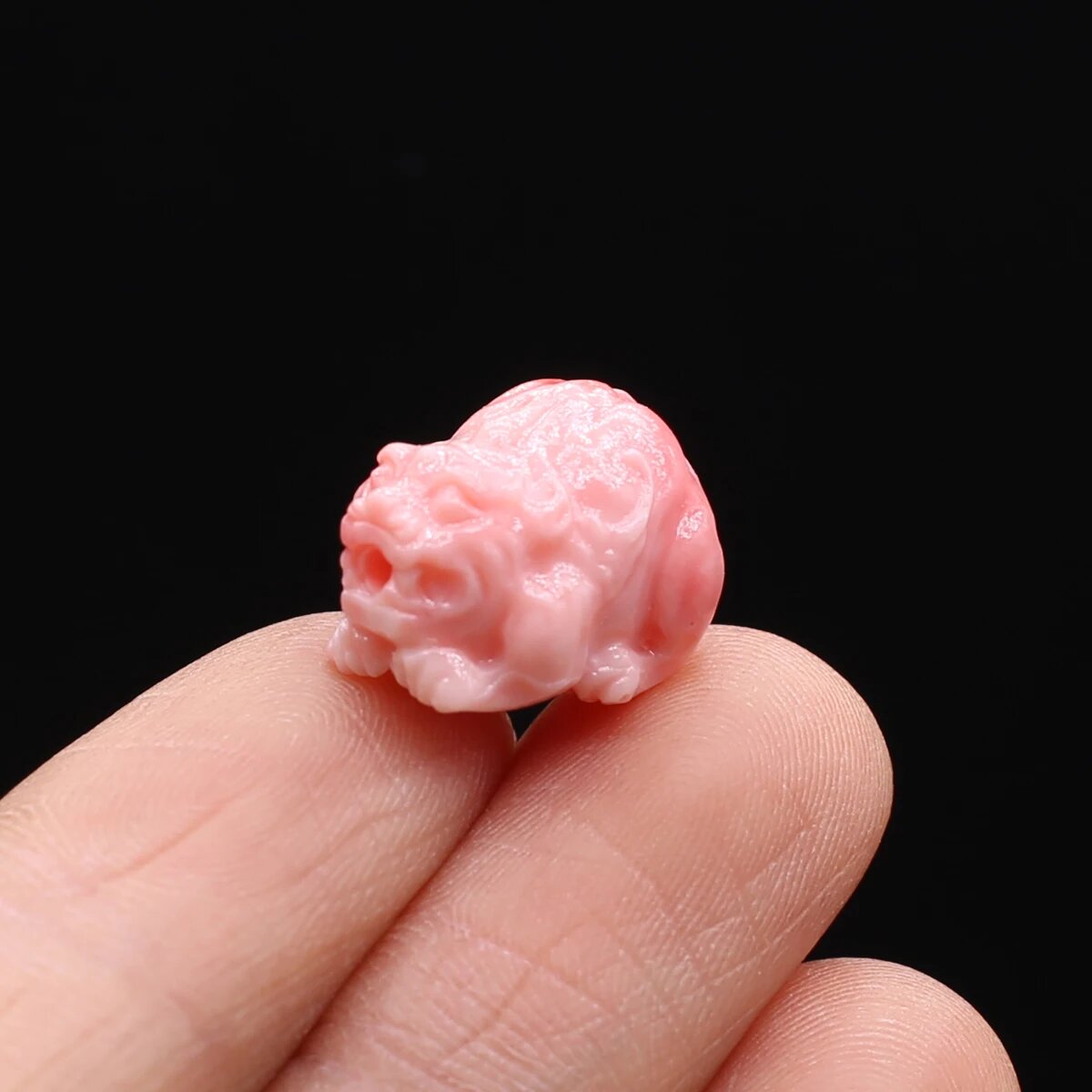 Бусины из натурального коралла PiXiu, небольшие, розовые, для изготовления украшений, ожерелья, браслета, 10 шт.