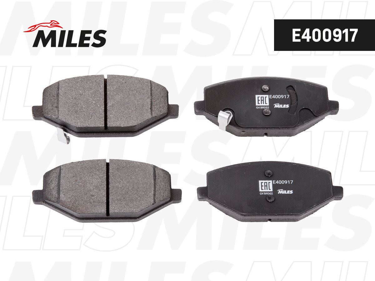 MILES Колодки тормозные GEELY COOLRAY 20- передние E400917