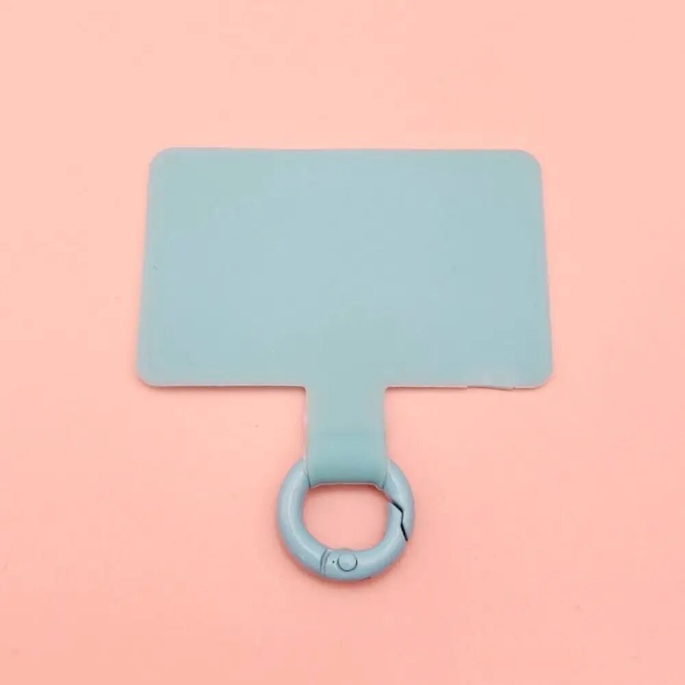 Противоскользящая прокладка-крепление для шнурка телефона, съемная металлическая style C