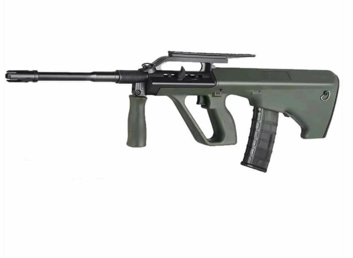 Орбиз Автомат BLG AUG A1, стреляет мягкими шариками, гидрогеилевый автомат, гидробольный AUG A1(Хаки)