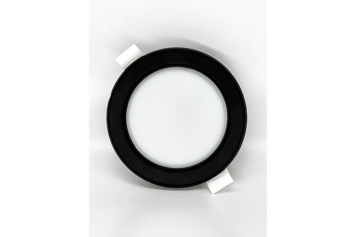 TruEnergy светодиодный круглый светильник 7W 4000K 400Lm D95 мм металл черный 10037