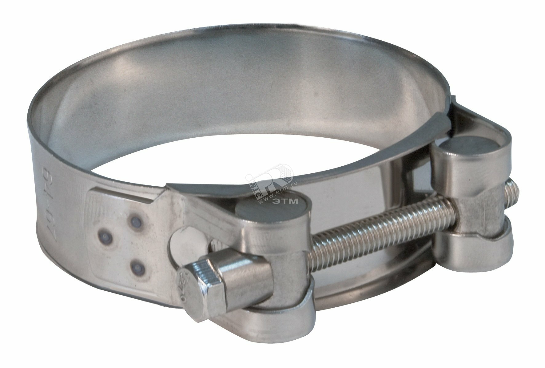 Хомут обжимной силовой шарнирный 40-43мм нержавеющая сталь Fit 99369т