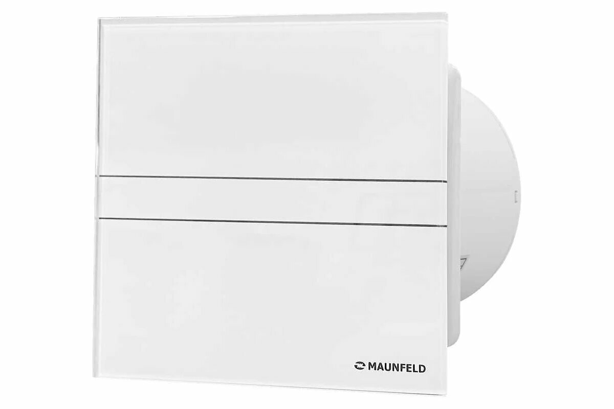 MAUNFELD MFE12TGW вытяжной вентилятор для санузла и кухни, тихий компактный модуль