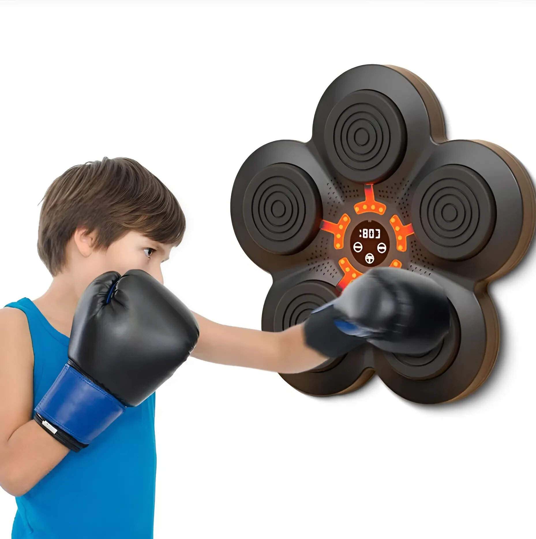 Электронный тренажер для бокса, Мишень для бокса, Настенный тренажер с функцией Bluetooth