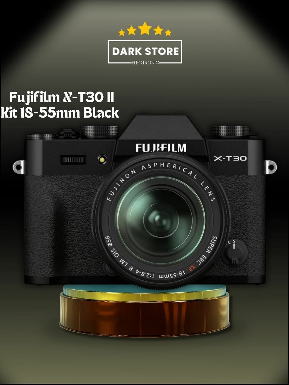 Фотоаппарат FUJIFILM X-T30 II KIT 18-55 MM BLACK