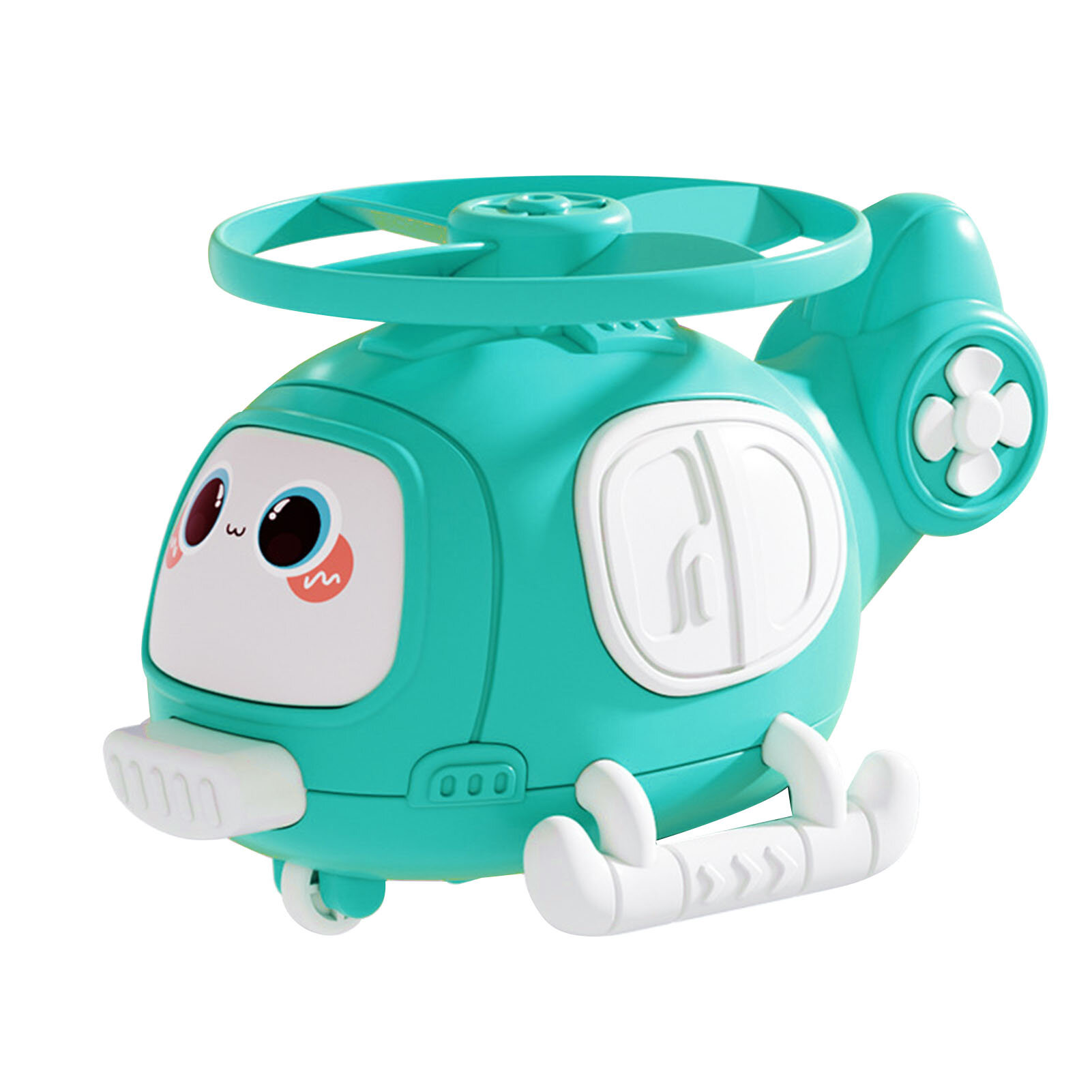 Вертолет, бамбуковая игрушка-стрекоза, пластиковые инерционные столкновения, самолеты, игрушки для подарков на день рождения, вечерние, голубой