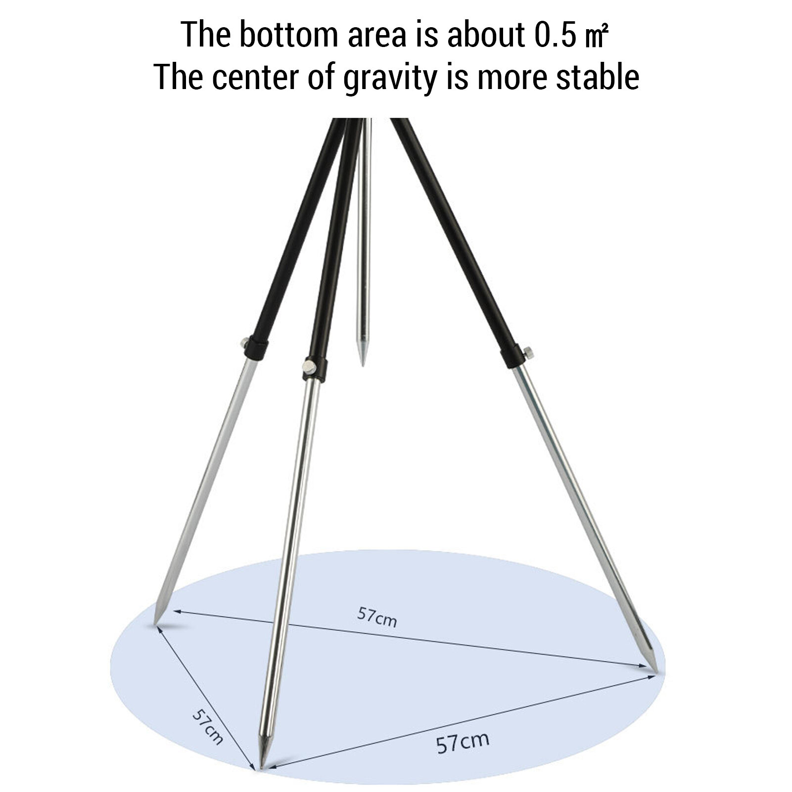 Портативный складной штатив для удочки из алюминиевого сплава, регулируемый штатив для удочки