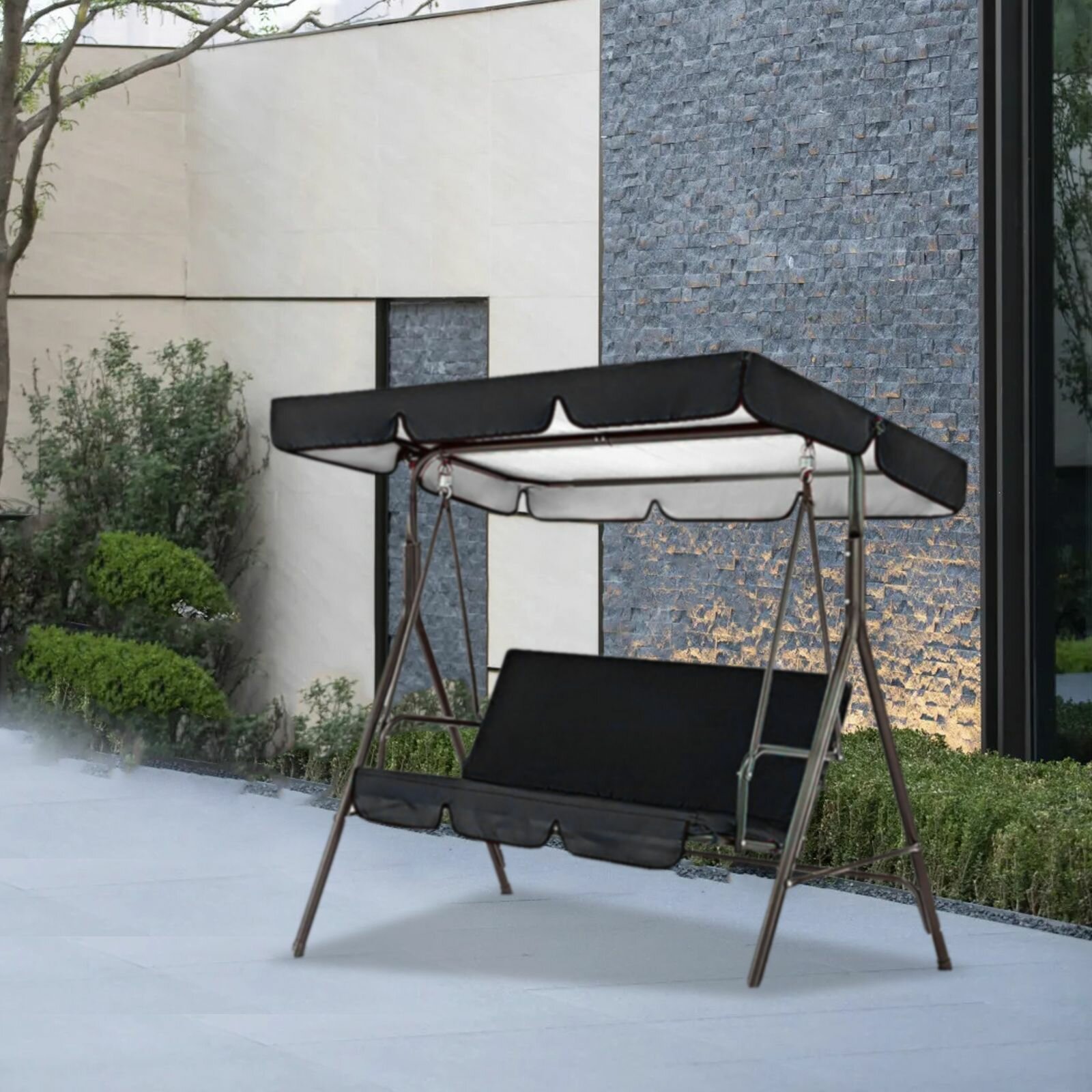 Набор навесов для уличных качелей, тканевые качели из Оксфорда, водонепроницаемый пылезащитный навес, чехол для стула, палубы, патио