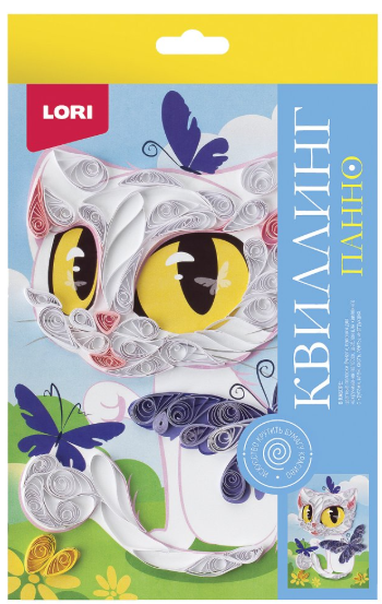 *Набор д/творч(Лори) Квиллинг Панно Кошечка (Квл-039)