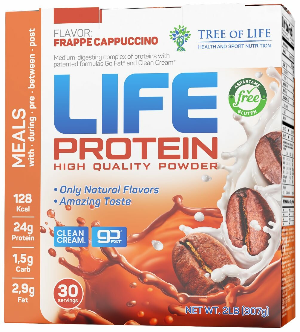 Tree of Life Life Protein 907 гр (фраппе капучино)
