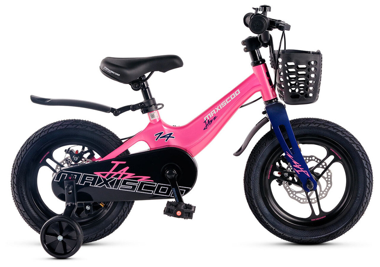 Детский велосипед Maxiscoo Jazz Pro 14' (2025) 14 Светло-розовый (90-110 см)