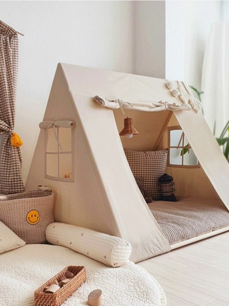 Корейская детская палатка крытый треугольный игровой домик