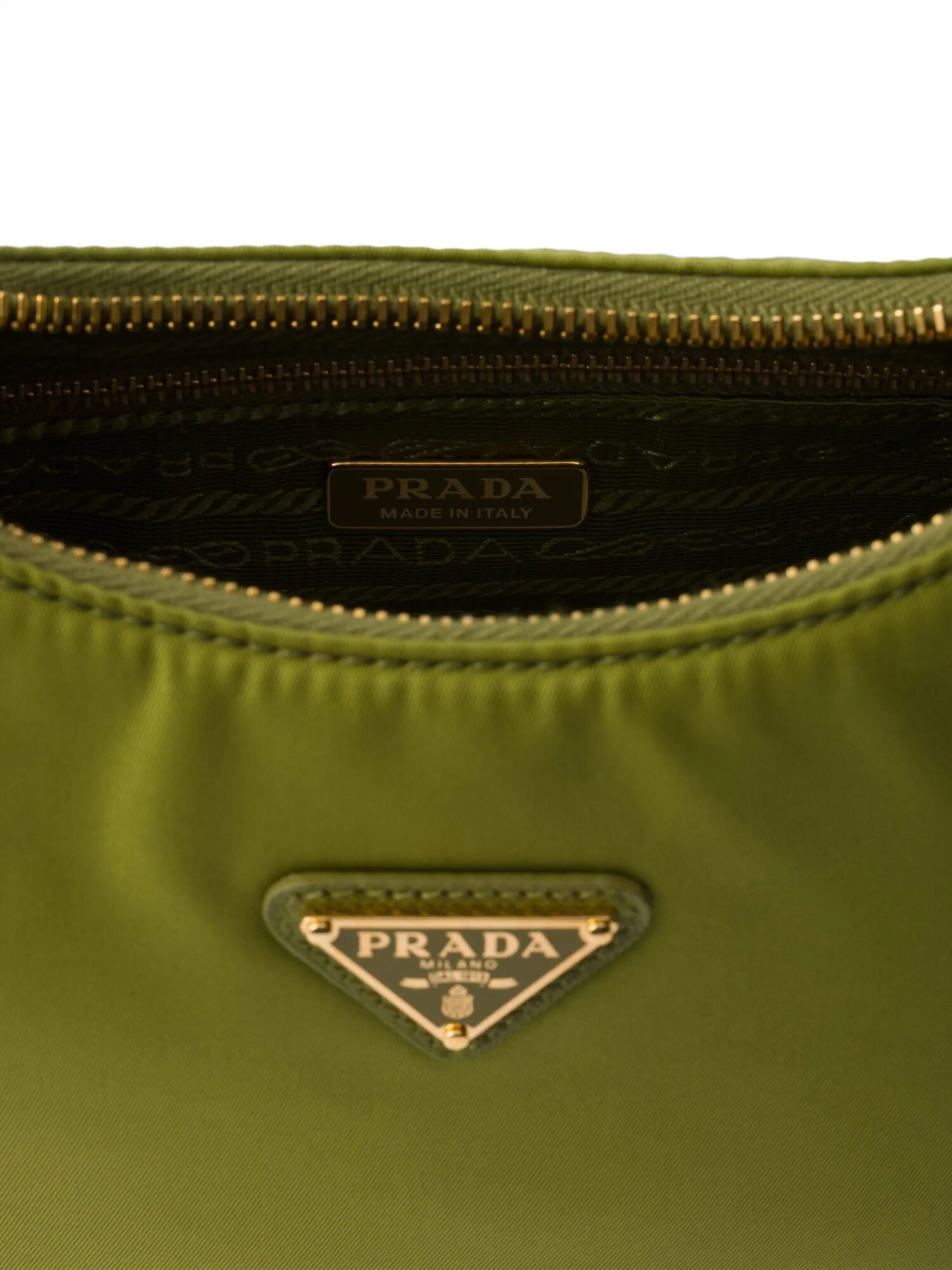 Сумка Prada, зеленый, — фото 1