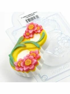 8 Марта Нарцисс форма пластиковая для мыла и шоколада