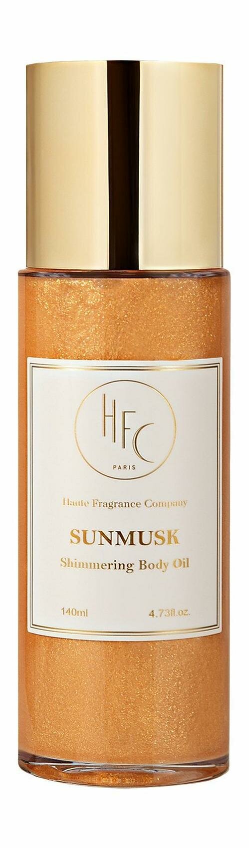 Масло для тела парфюмированное HFC Sunmusk Shimmering Body Oil