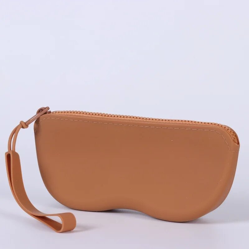 Силиконовая сумка для очков Brown