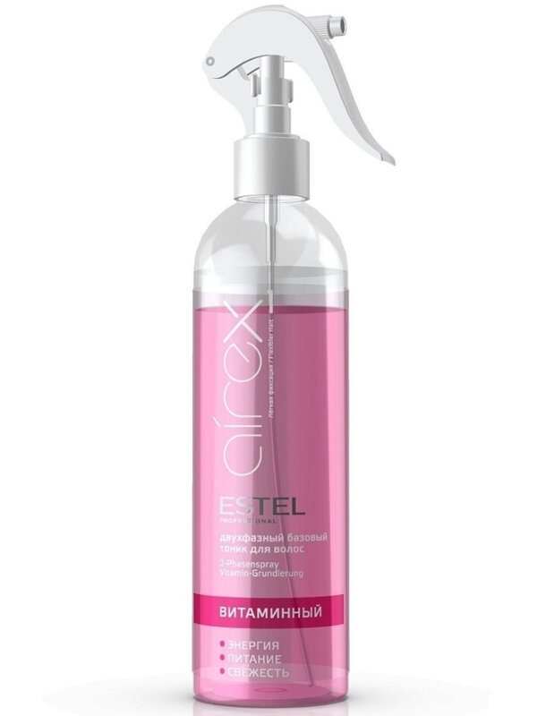 Витаминный двухфазный базовый тоник для волос AIREX (400 мл)