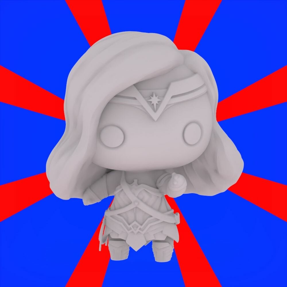 Фигурка POP Чудо Женщина / Wonder Woman - Marvel (60мм)
