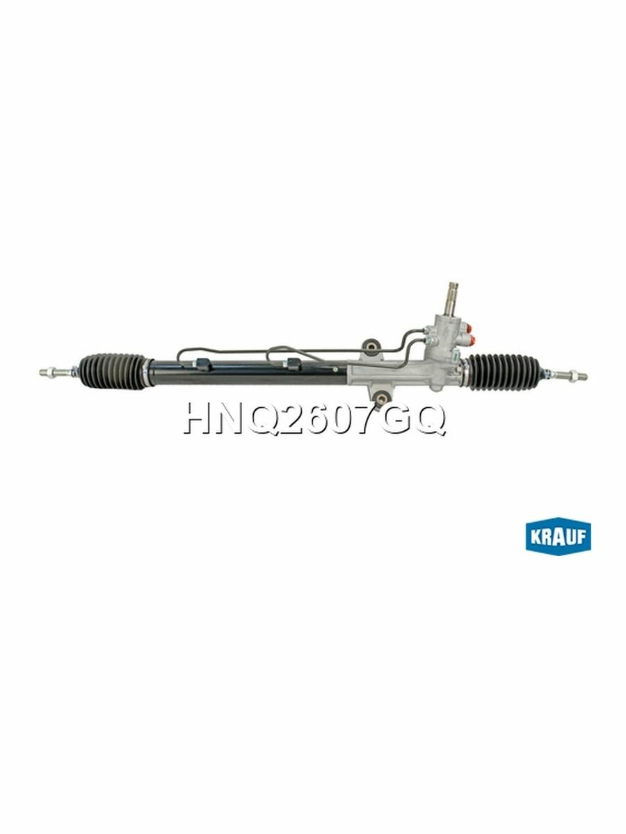 Рулевая рейка Krauf HNQ2607GQ, для Honda Accord VI, гидравлическая, передняя, серая металлик
