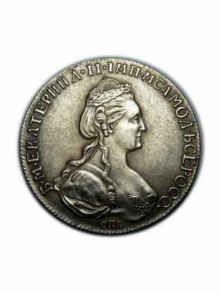 Монета рубль 1781 года СПБ - из, сувенирные копии монет монеты, нумизматика, деньги для коллекции