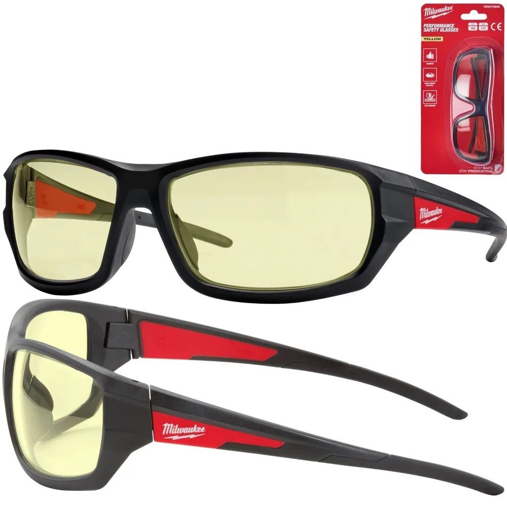 Milwaukee Performance AS/AF Очки с покрытием (желтые)