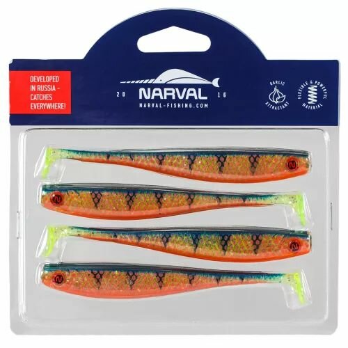 Силиконовая приманка Narval Skinny 12см. #018 4шт.