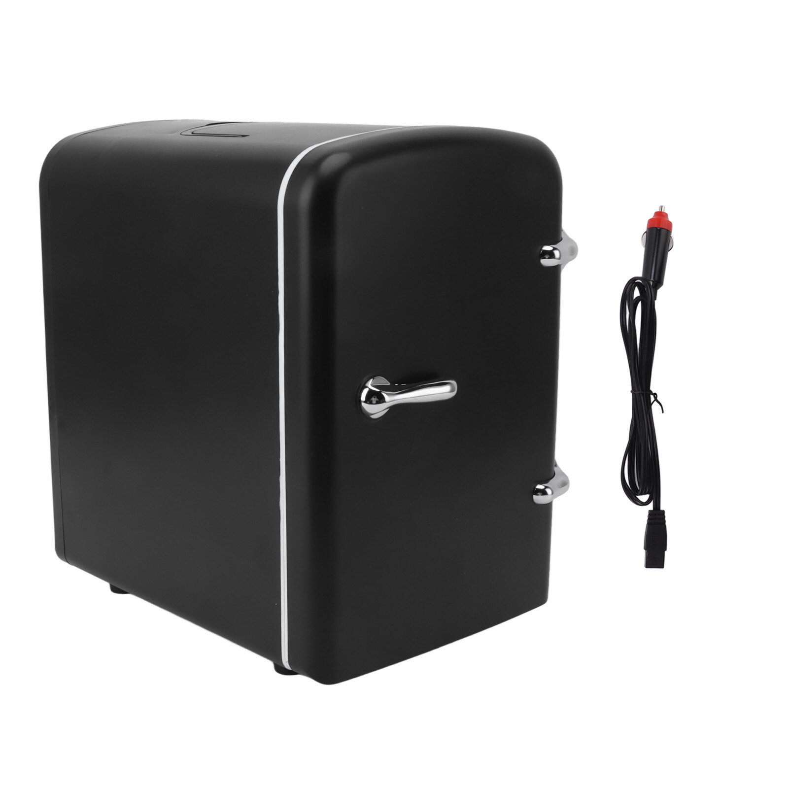 Мини -холодильник 36w 4l 6cans емкость Портативный проездной холодильник холодильник и более теплый низкий шум с автомобильным адаптером DC12V для закусок по уходу за кожей.