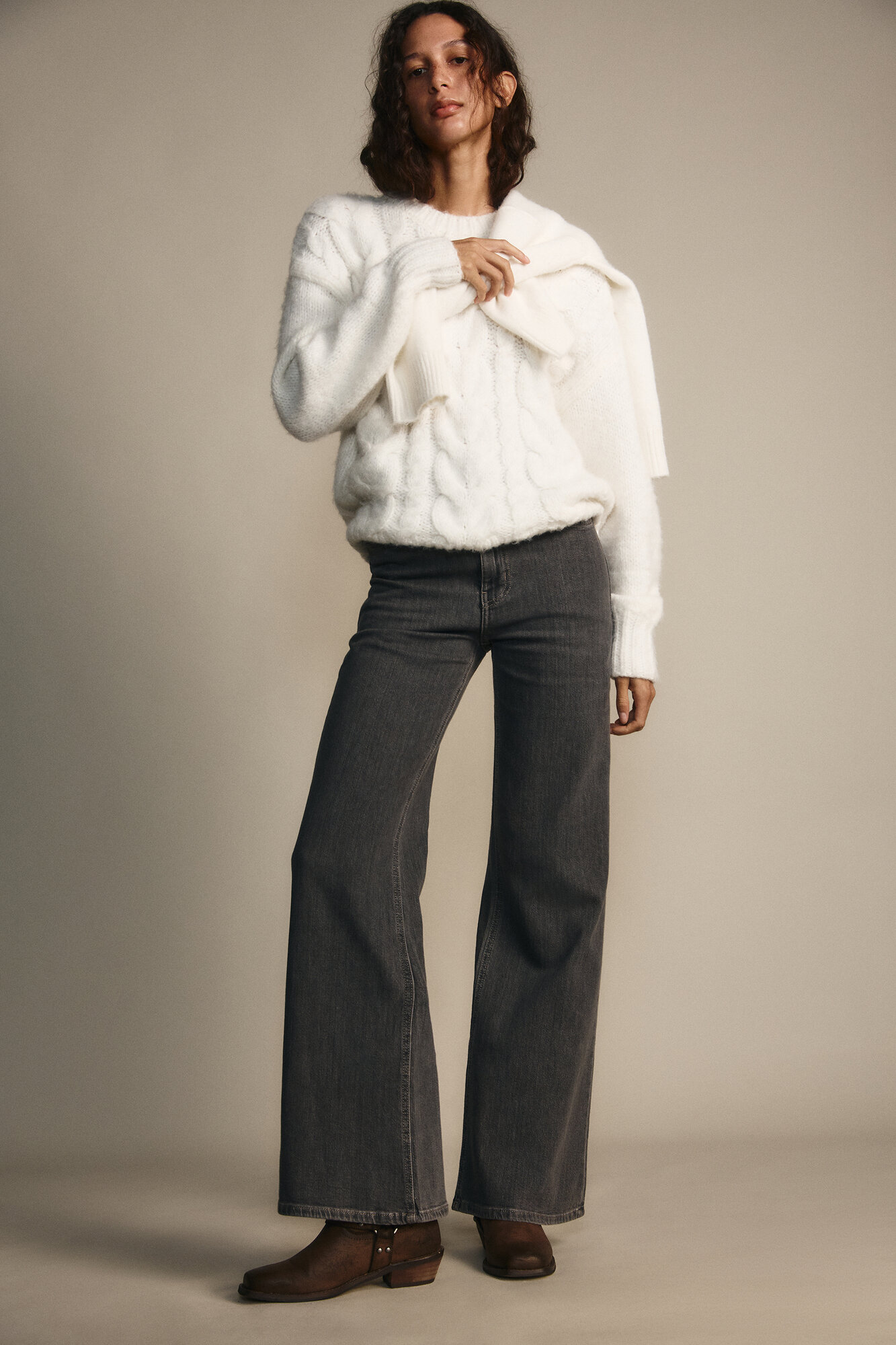 Джинсы клеш Капсула Gentle retro 