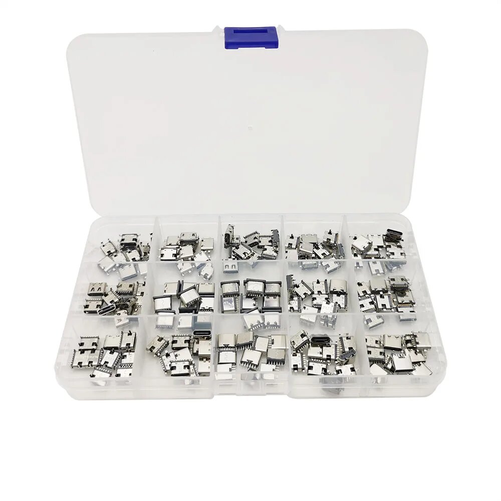 USB Type C разъемы для пайки, 6Pin и 16Pin, 150 шт.