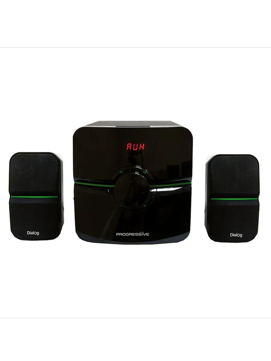 Колонки компьютерные AP-203 2.1, пульт ДУ 38 Вт