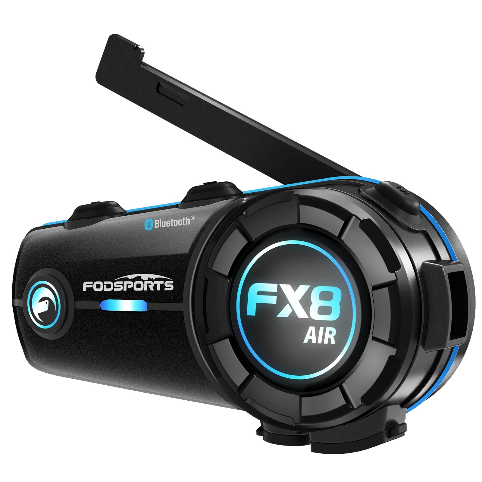 Fodsports FX8 Воздушный домофон для мотоциклетного шлема, гарнитуры, 2-ходовые Bluetooth-динамики, наушники