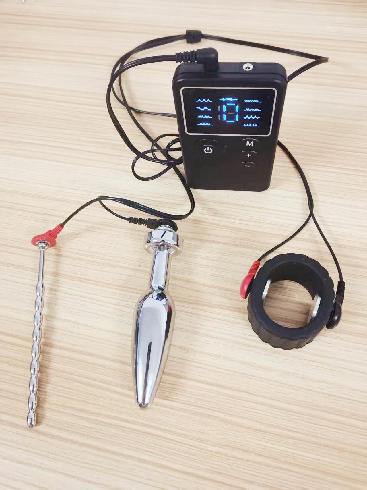 Кольцо пениса Электрошок уретральных стимулирует Анальная пробка