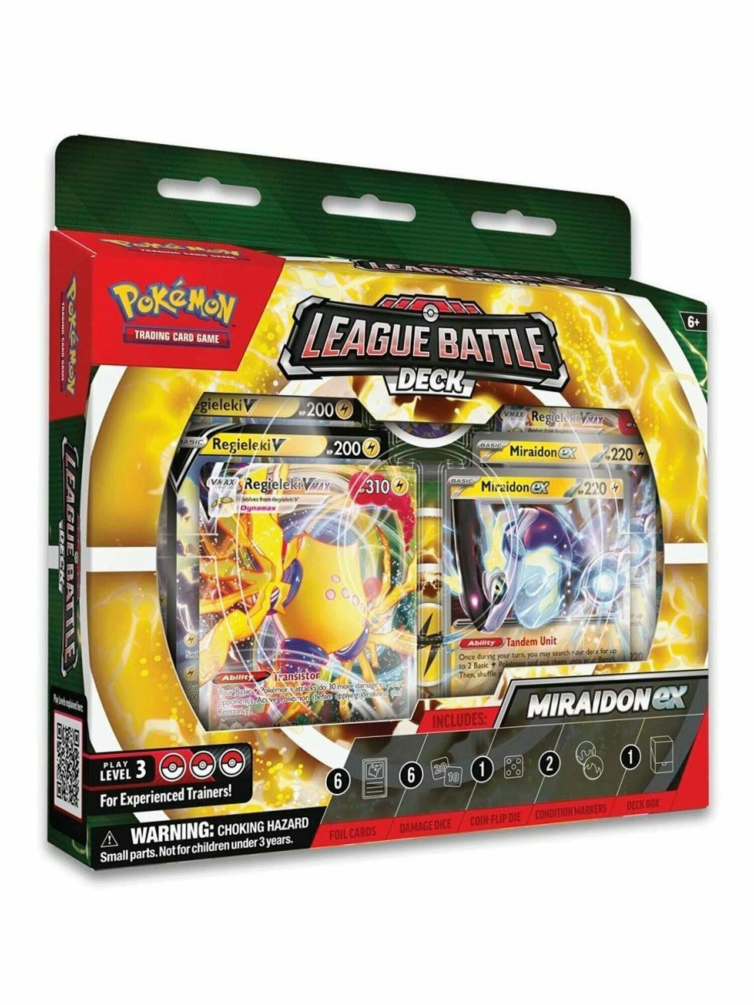 Покемон карты коллекционные: League Battle Deck Pokemon Miraidon EX на английском