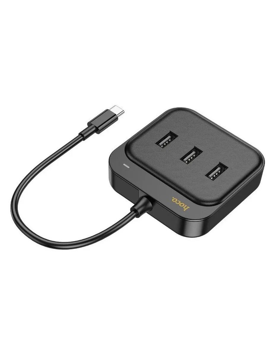 Разветвитель USB-C HB35 4порт. черный