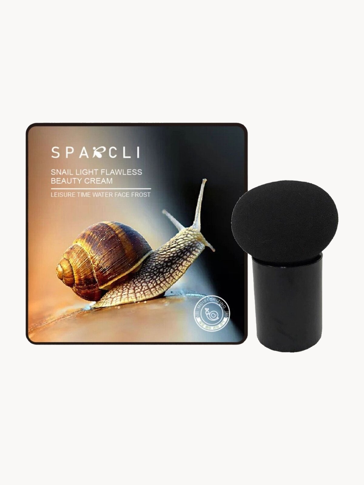 Тональный крем-кушон SPARCLI с муцином улитки, 20 г, тон: 02 натуральный