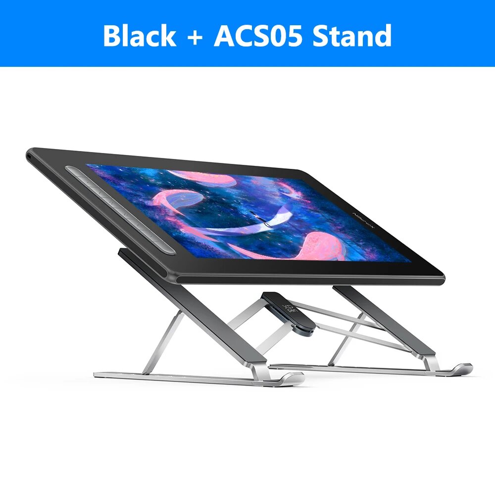 Графический планшетный монитор XPPen Artist 12 2nd Gen с 127% sRGB 8 клавишами Black add Stand