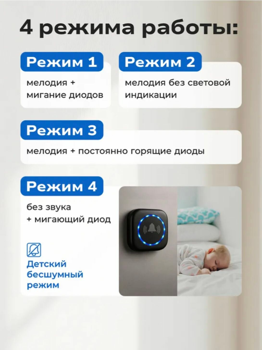 Звонок дверной IP44 дверной звонок звонок для двери IP44 — фото 1