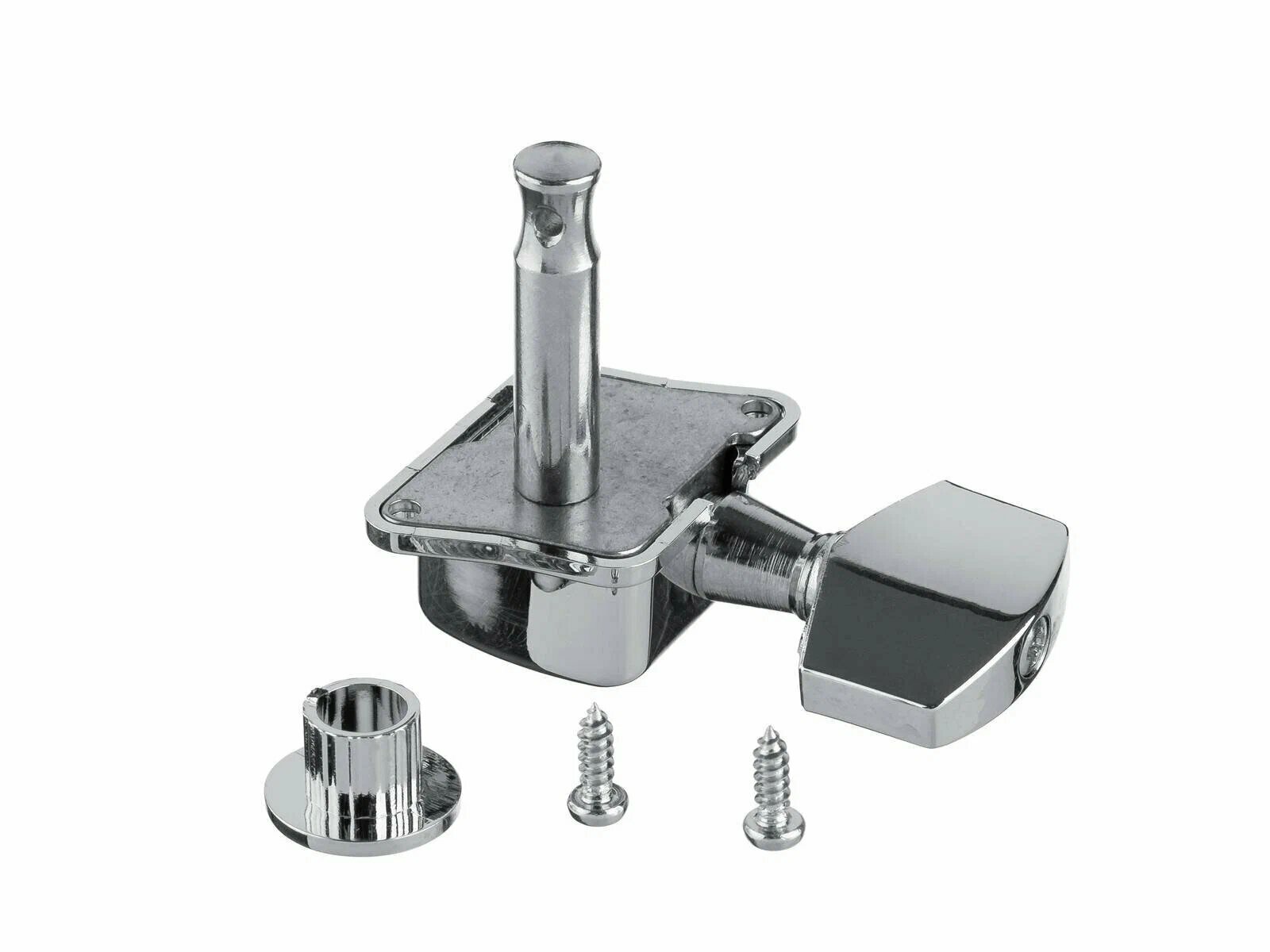 Колок Alice AL-015L, левый, одиночный, хромированный, закрытый, 4/4