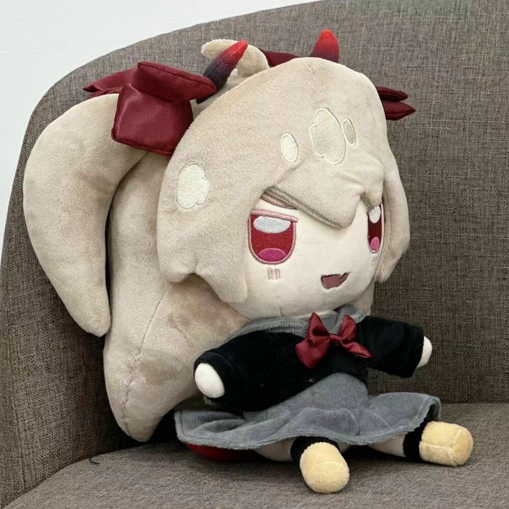 Это игрушка для взрослых Neuro plush, периферийная кукла из аниме Evil Neuro Plush, серая, высота 26 см