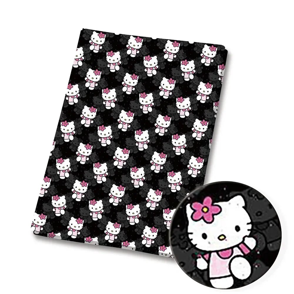 MINISO Hello Kitty хлопчатобумажная ткань 140x50 см Розовый, Polyester cotton, 831