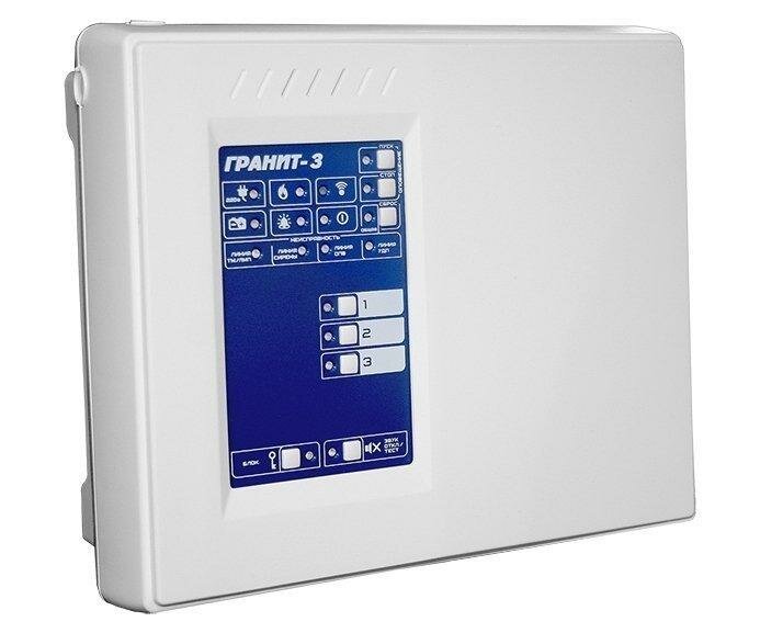 Прибор приемно-контрольный Сибирский арсенал Гранит-3А GSM, охранно-пожарный