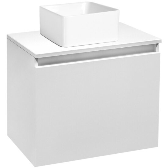 Тумба подвесная Runo Руно Бари 50 белая