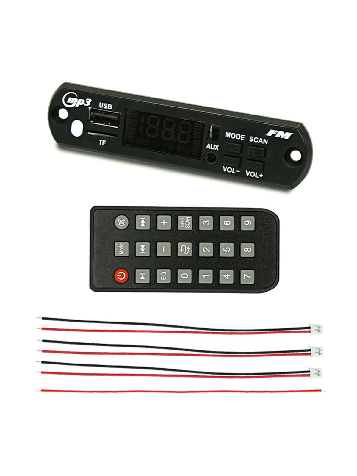 Модуль декодирования Bluetooth-совместимый автомобильный MP3-плеер 5.0, модуль USB-декодирования