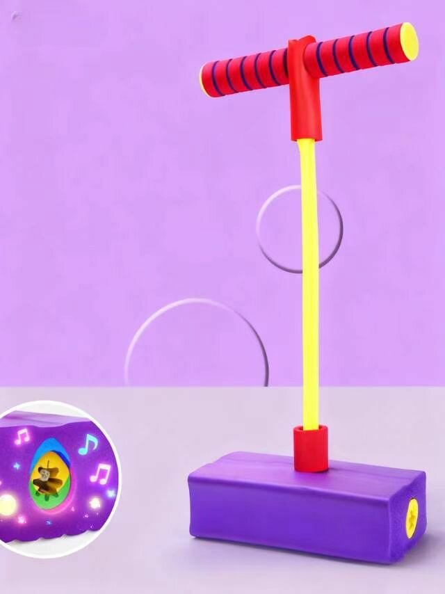 Детский тренажер для прыжков со звуком Lalajumper/Джампер прыгун/Спорт